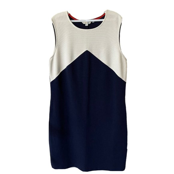 Boden | Dresses | Boden Color Block Sleeveless Ponte Knit Sheath Dress ...